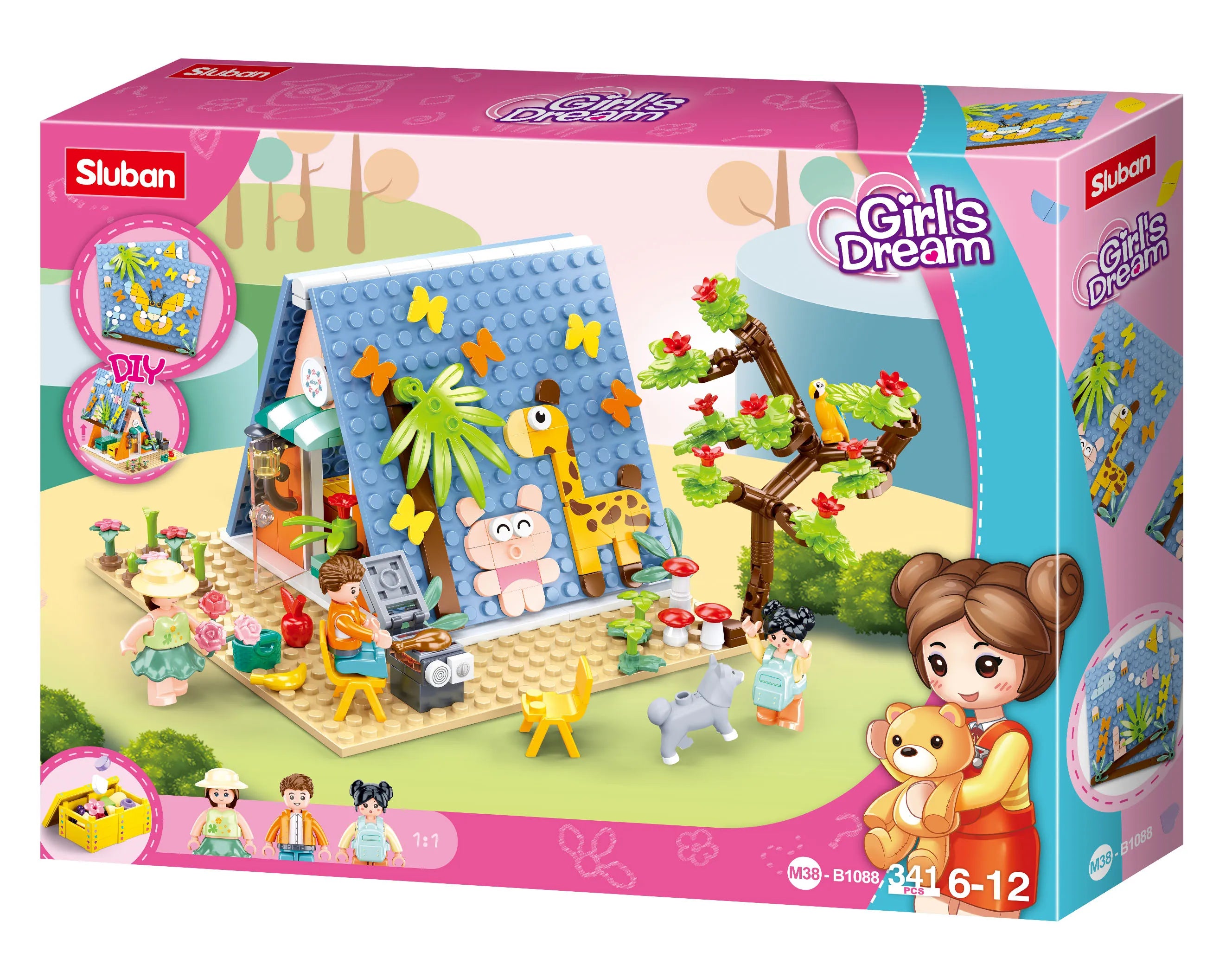 Sluban Building Blocks - Girl's Dream Cabin – Chai Namibia