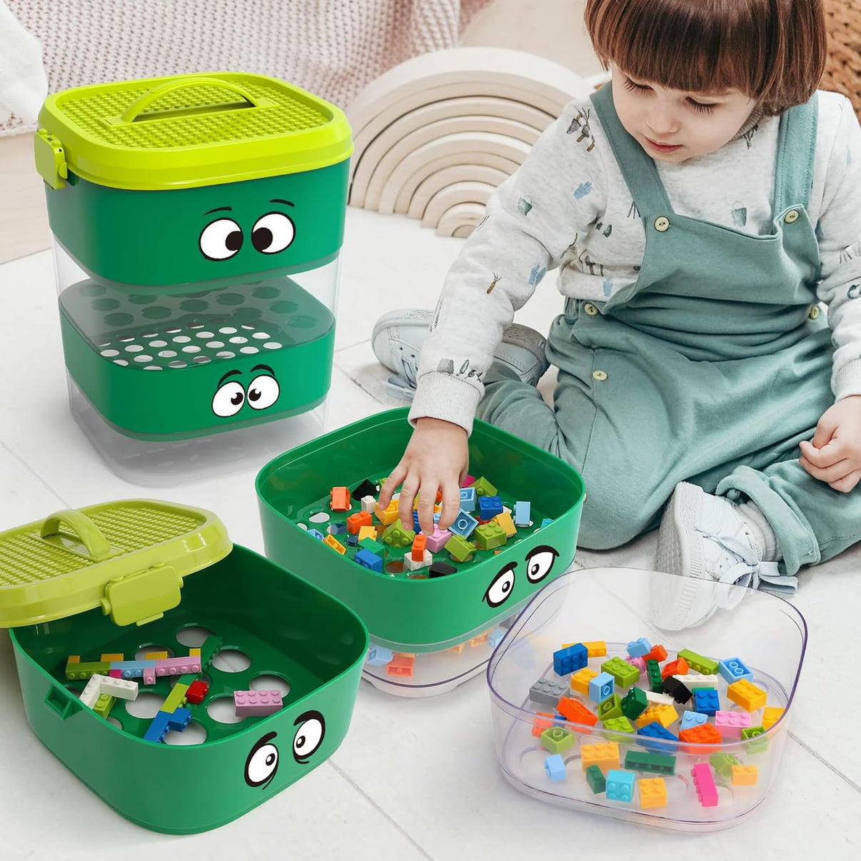 Lego & Building Blocks Sorting & Storage Boxes - Compatible With Class ...